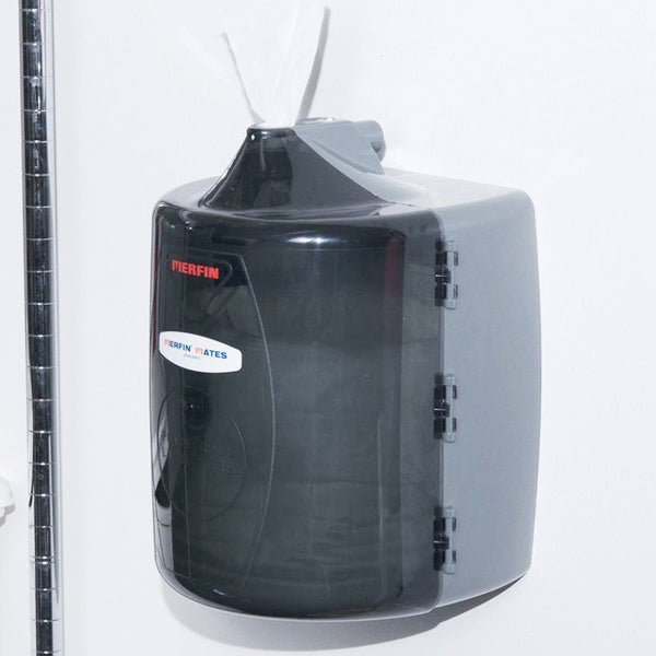 Merfin Mates 51002MM Moist Towelette Center-Pull Dispenser – mbcproducts